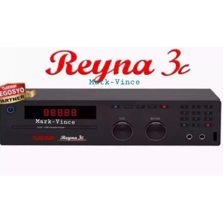 platinum reyna 3c with mic professional karaoke DVD /USB player.. | Lazada PH