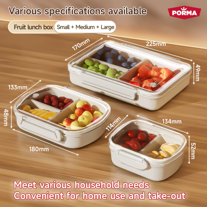PORMA 350/490/950ML Bento Lunch Box for Kids Small Lunchbox for Kids ...