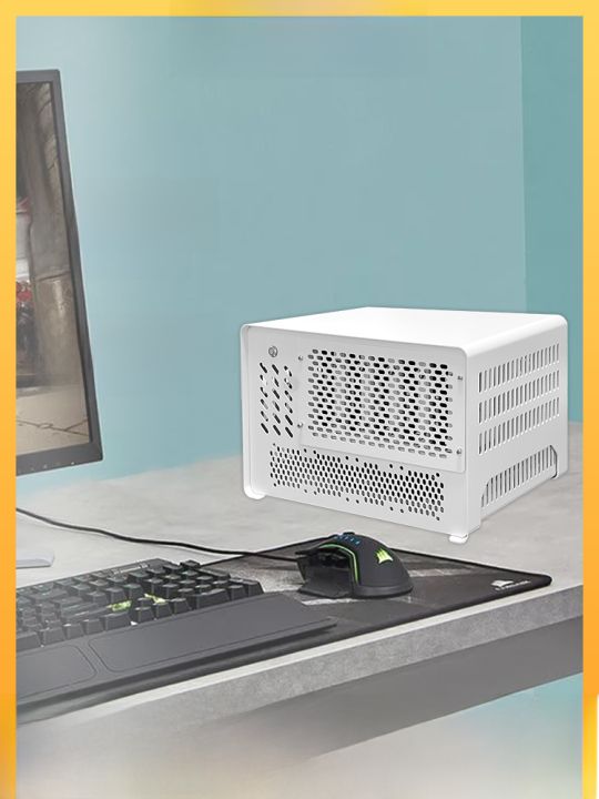 5 Bay Mini PC Case NAS Mini Desktop Computer Full Height PCIE Steel ...