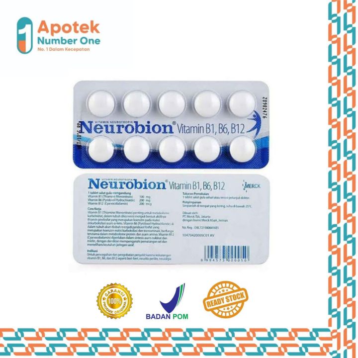 NEUROBION TABLET Putih - Multivitamin Sistem Saraf | Lazada Indonesia