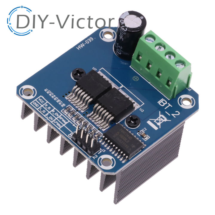 Double BTS7960 Stepper Motor Driver Module BTS7960B DC 43A PWM Motor ...