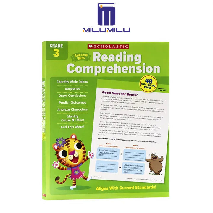 Scholastic Success with Reading Comprehension Grade 3 Workbook ...