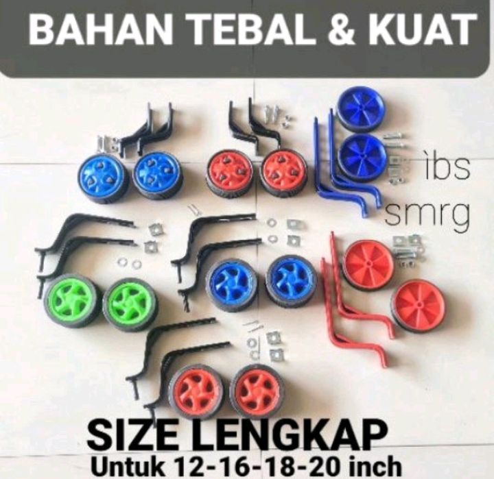 Bahan Tebal Ukuran Size Lengkap Roda Samping 12 16 18 20 inc inch inchi ...