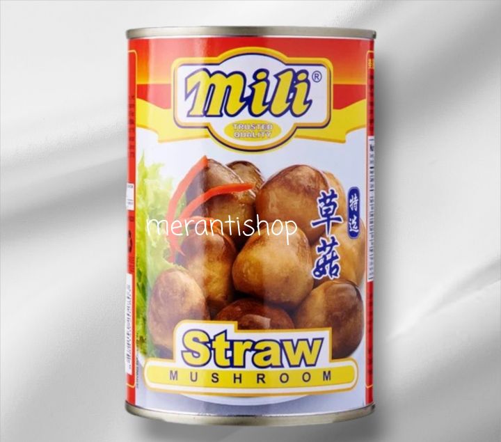 Mili Straw Mushroom / Mili Brands / Cao Gu 草菇 / Cau Ko / Jamur Merang ...