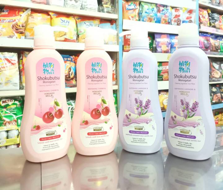 (1แถม1) Shokubutsu Monogatari Shower Cream ครีมอาบน้ำโชกุบุสซึ โมโนกาตา ...