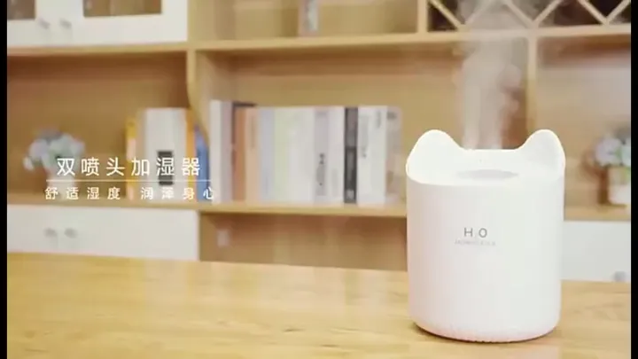 4.5L Ultrasonic Humidifier with UV Sterilizer, Double Spray & 7-Color ...