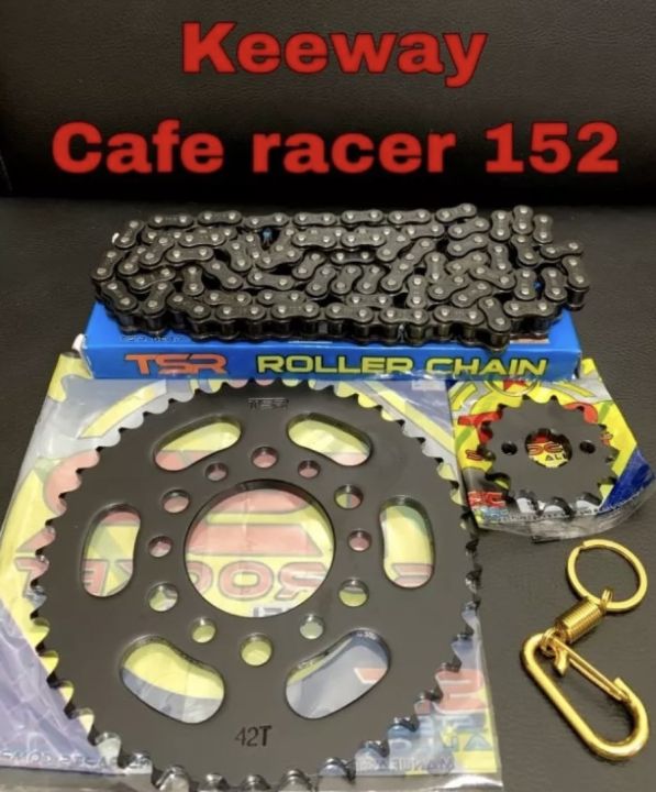 KEEWAY CAFE RACER 152 CHAIN AND SPROCKET SET | Lazada PH
