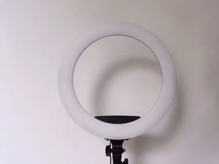 18 Inch 45cm LED Ring Light With 190cm Tripod Stand And 3*Cellphone ...