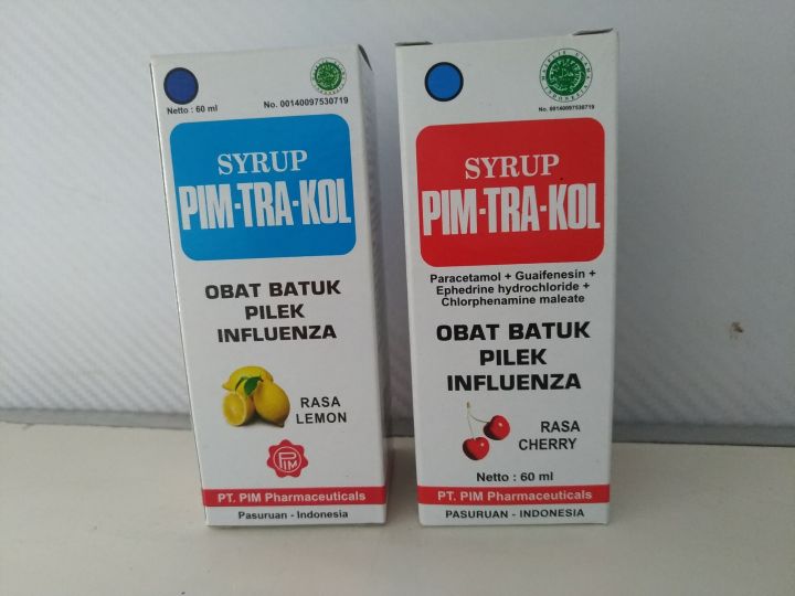 pimtrakol pim-tra-kol pim tra kol sirup obat batuk pilek influenza ...