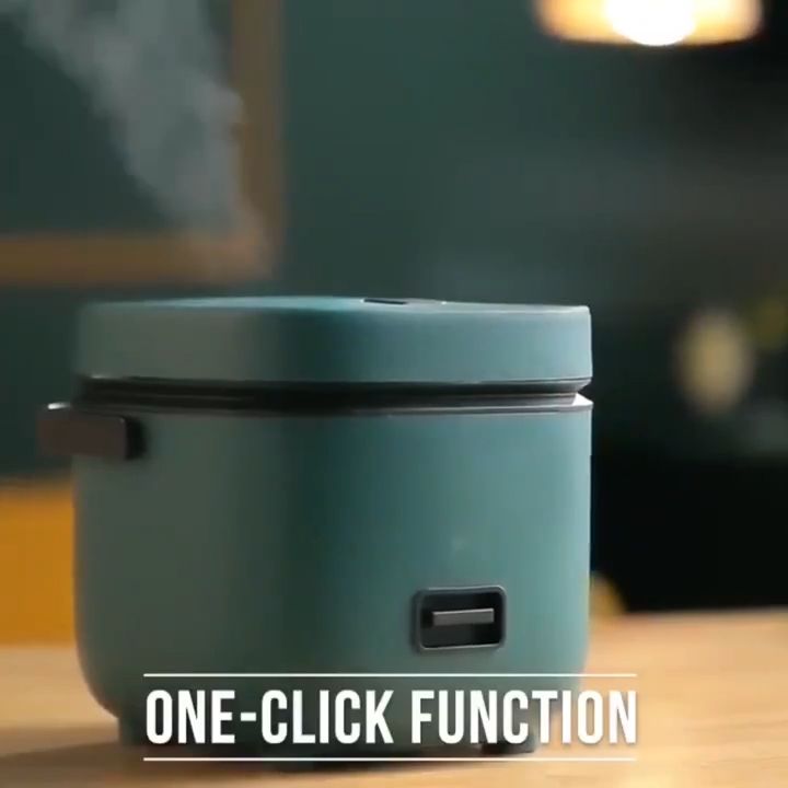 Mini Rice Cooker 1.2L for 1-2persons Non-stick Portable and Ideal for ...