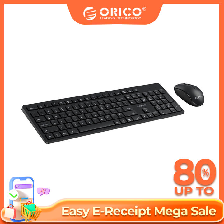 [ส่งจากไทย-ออกใบกำกับได้] ORICO Wireless Wired Keyboard and Mouse ...
