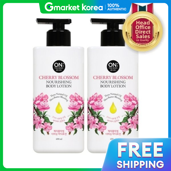 On the Body | ON THE BODY Flower Cherry Body Lotion 400ml X 2 | Lazada PH