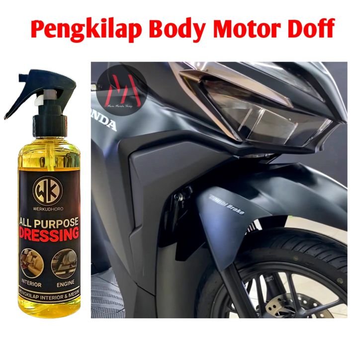 Pengkilap Body Motor Doff merah hitam putih/ Perawatan Cat Matte Doff ...