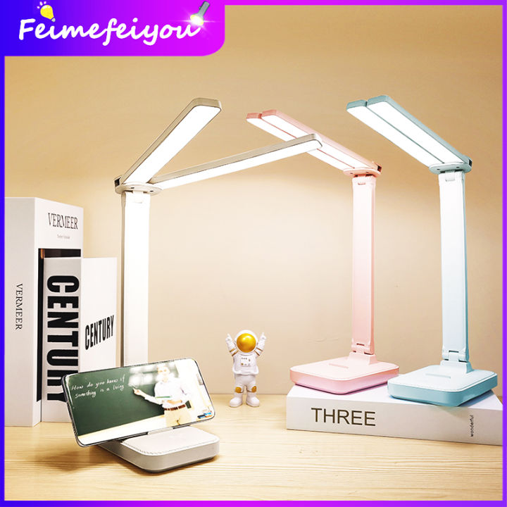 LED table lamp for study Stepless dimming desk lamp 3 light colors in 1 ...