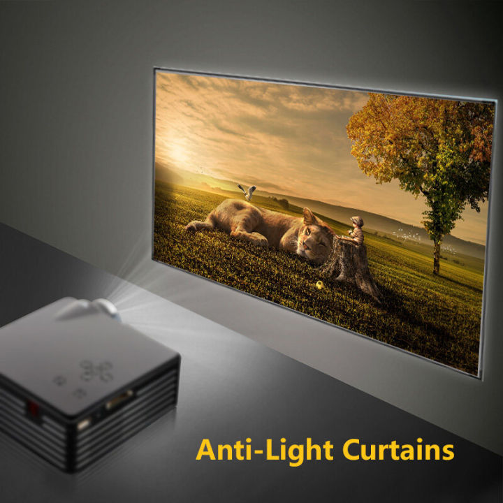 Projector Screen Simple Folding Metal Anti-light Curtain 60/72/84/100 ...