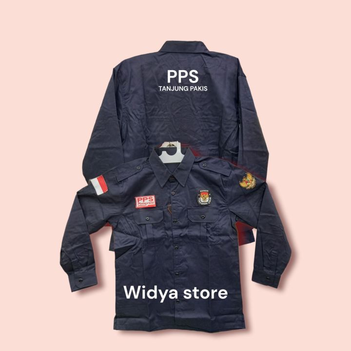 KEMEJA PPS PEMILU 2024 SERAGAM KPPS BAJU KPPS KEMJA PPS KEMEJA KPU ...