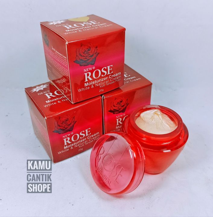 CREAM ROSE MOISTURIZER White & Natural {ori} | Lazada Indonesia