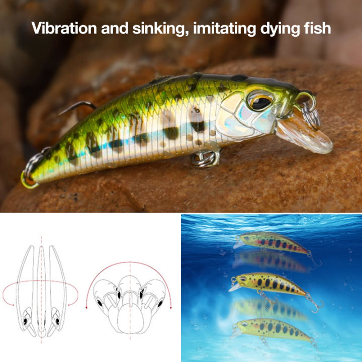 Sinking Minnow Fishing Lure Jigging Lure Fish Bait Fishing Gear ...
