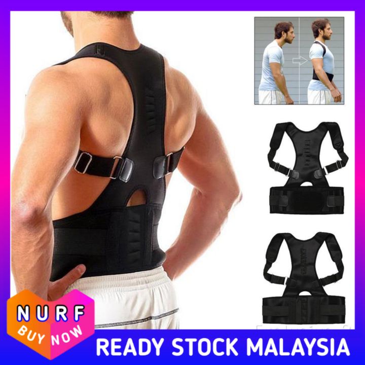 Real Doctor Neoprene Posture Corrector Lower a Upper Back Support Brace ...