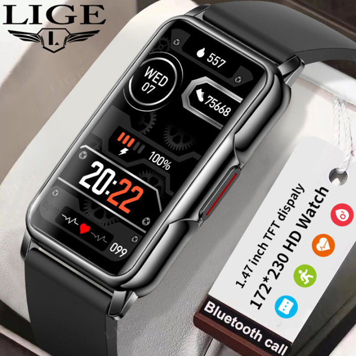 LIGE 2023 Smart Watch Unisex Custom Watch Face IP67 Waterproof Sports ...