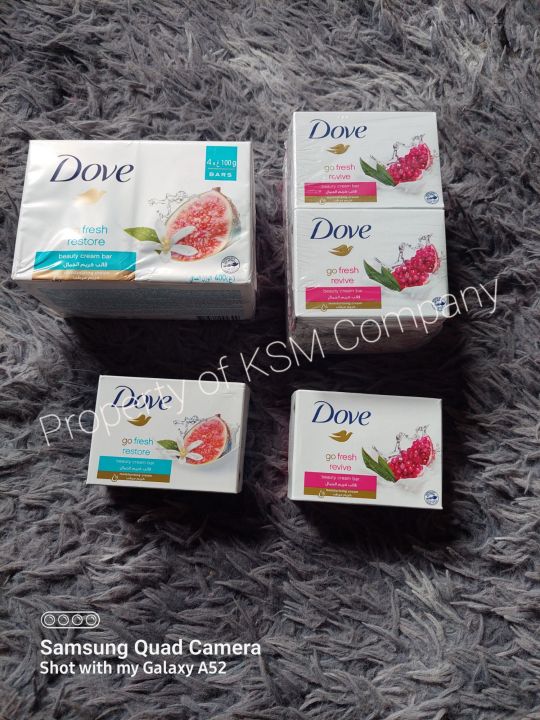 Original And Authentic Dove Beauty Cream Bar Soap Go Fresh Restore Or