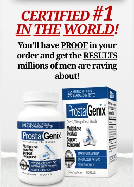 Original ProstaGenix Multiphase Prostate Support Compound. 90 Capsules ...