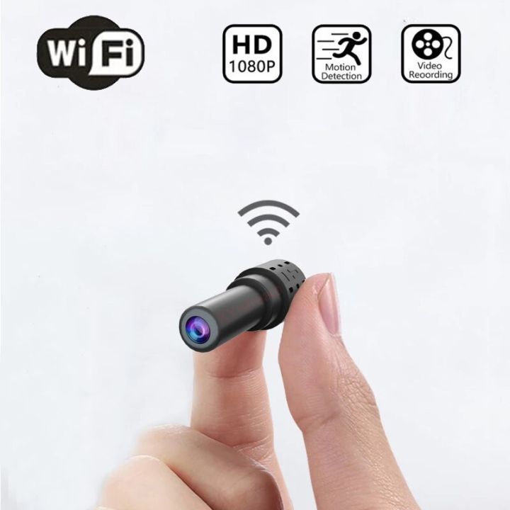 Mini Camera HD 1080P WiFi Mini Camera Video Recorder Stealth DVR Remote ...