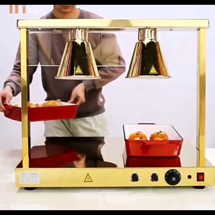 【Mideca】Commercial Food Warmer Lamp Buffet Table Warming Lamp Marble ...