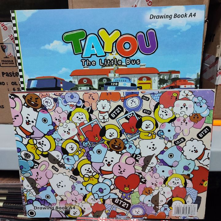 buku Gambar / Drawing Book A4 isi 10 buku karakter | Lazada Indonesia