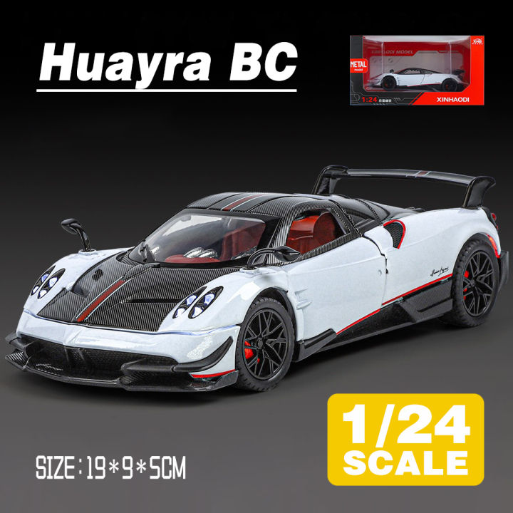 LEO 1:24 Pagani Huayra BC Supercar Diecast Model Car Alloy Cars Toys ...