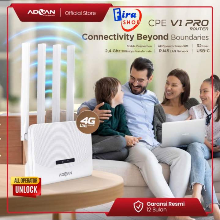 Advan CPE V1 Pro Router Modem Wifi 4G LTE Garansi Resmi | Lazada Indonesia Advan CPE V1 Pro Router Modem Wifi 4G LTE Garansi Resmi | Lazada Indonesia
