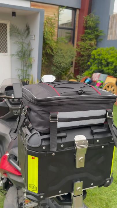 Immortal Top Box Bag Black with Reflector | Lazada PH