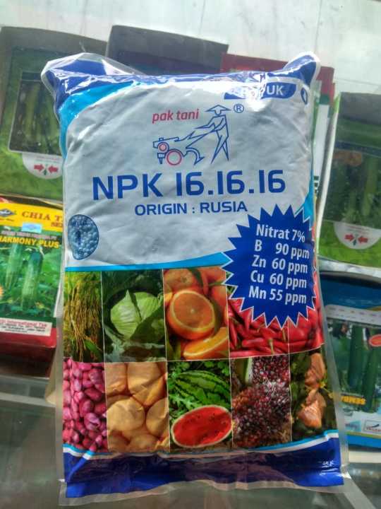 Pupuk Saprotan Utama NPK PAK TANI 161616 Asli Kemasan Pabrik 1kg | Lazada Indonesia