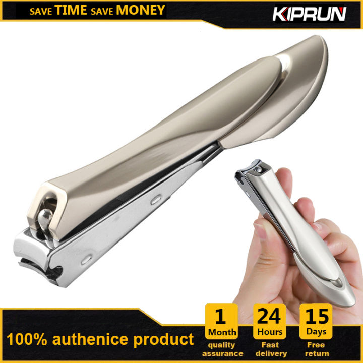 KIPRUN Nail Clipper Trimmer Large Sharp Stainless Steel Anti Splash ...
