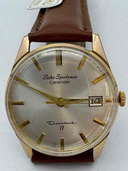 SEIKO SPORTSMAN CALENDAR DIASHOCK 17 JEWELS | Lazada.co.th