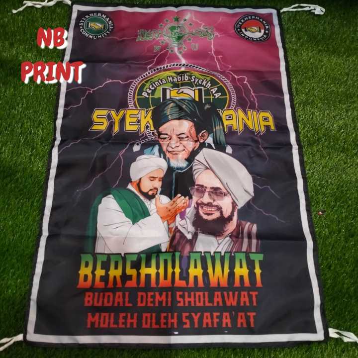 Bendera SYEKHERMANIA BERSHOLAWAT HABIB SYECH AA | Lazada Indonesia