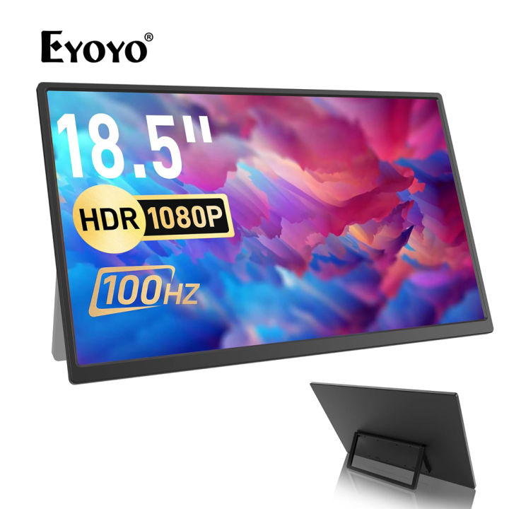 Miktver 18.5inch 100HZ 1080P FHD Large Portable Display Monitor Screen ...