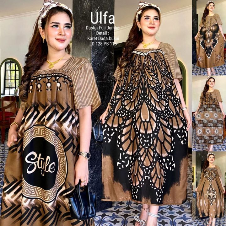 DASTER VIRAL/FUJI UKURAN JUMBO /DRESS KEKINIAN BANYAK MOTIF | Lazada ...