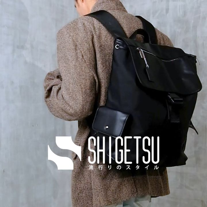 Shigetsu Pro GYODA Nylon Backpack for School 14" INCHES Bag for Men Women business office bag ...