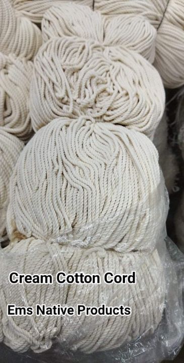 Cream Cotton Cord (Per Kilo or Hank) | Lazada PH