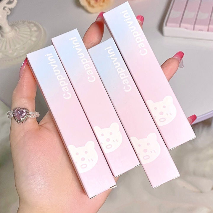 Cappuvini Lip Gloss Lip Bibir Pelangi Mutiara Non Noda Tahan Lama -🌹 ...