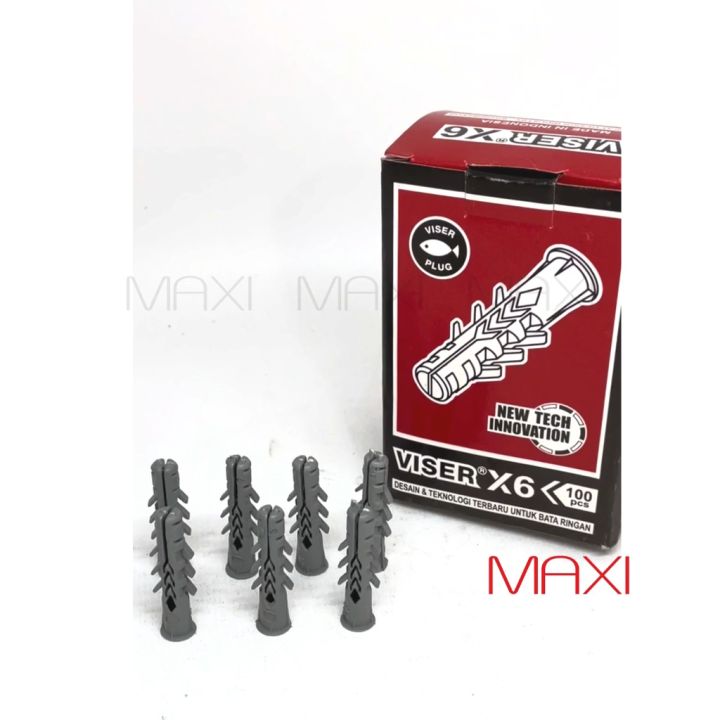 Viser Series X 100 Pcs - Angkur Multi Fungsi Tembok Bata | Lazada Indonesia