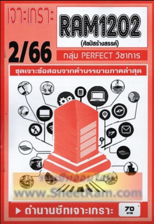 ชีทราม RAM1202 เจาะเกราะศิลป์สร้างสรรค์ (2/66) | Lazada.co.th