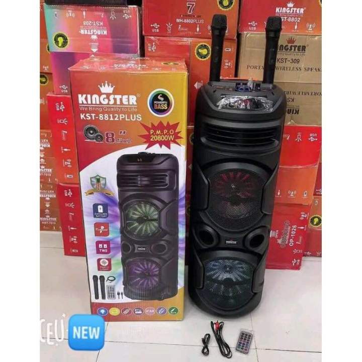 KINGSTER KST 8812PLUS PORTABLE PARTY SPEAKER | Lazada PH