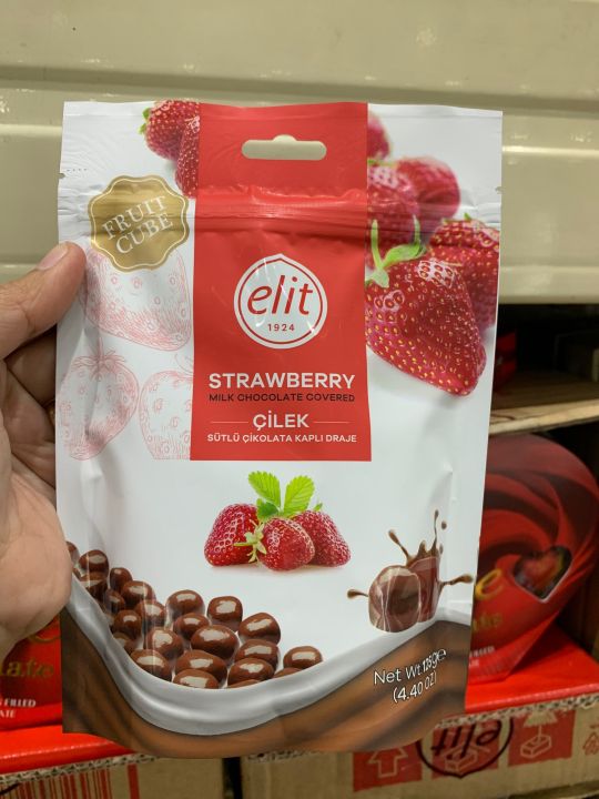 Elit Milk Chocolate Covered Strawberry 125g | Lazada PH