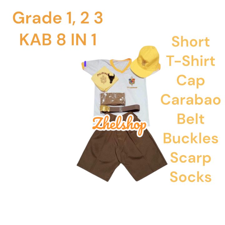 KAB SCOUT UNIFORM SET 8 IN 1 | Lazada PH