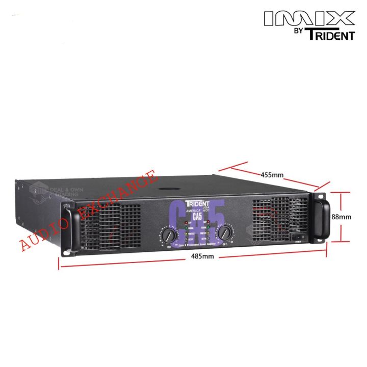 Imix Trident CA-5 Power Amplifier Original | Lazada PH