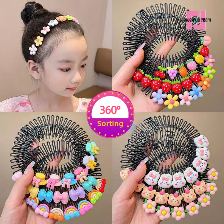[Sell at a loss] Baby Girls Cute Invisible 360° Broken Hair Sorting ...