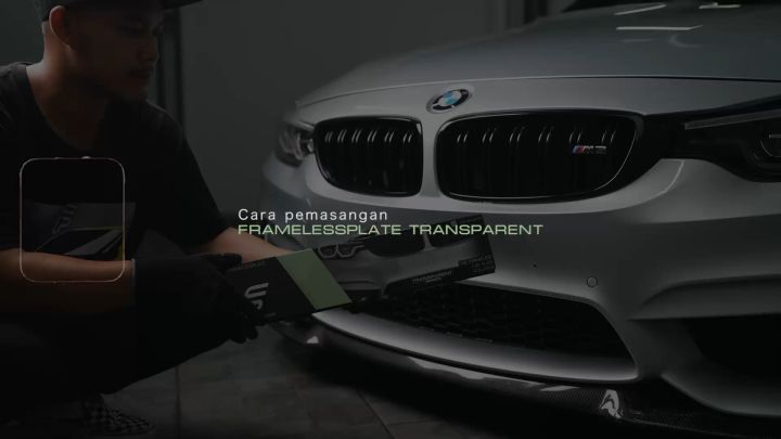 Framelessplate Invi Frame Dudukan Plat Nomor Mobil Transparan | Lazada ...
