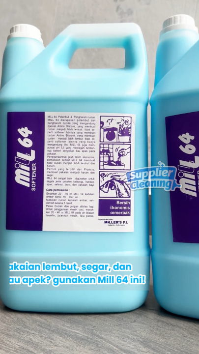 Mill 64 Softener Pelembut dan Pengharum cucian 4L - Mill Softener ...